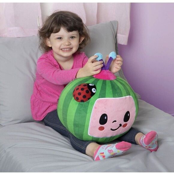Toys | Funhouse Cocomelon Watermelon Plush Kids Cuddle Pillow Melon W ...